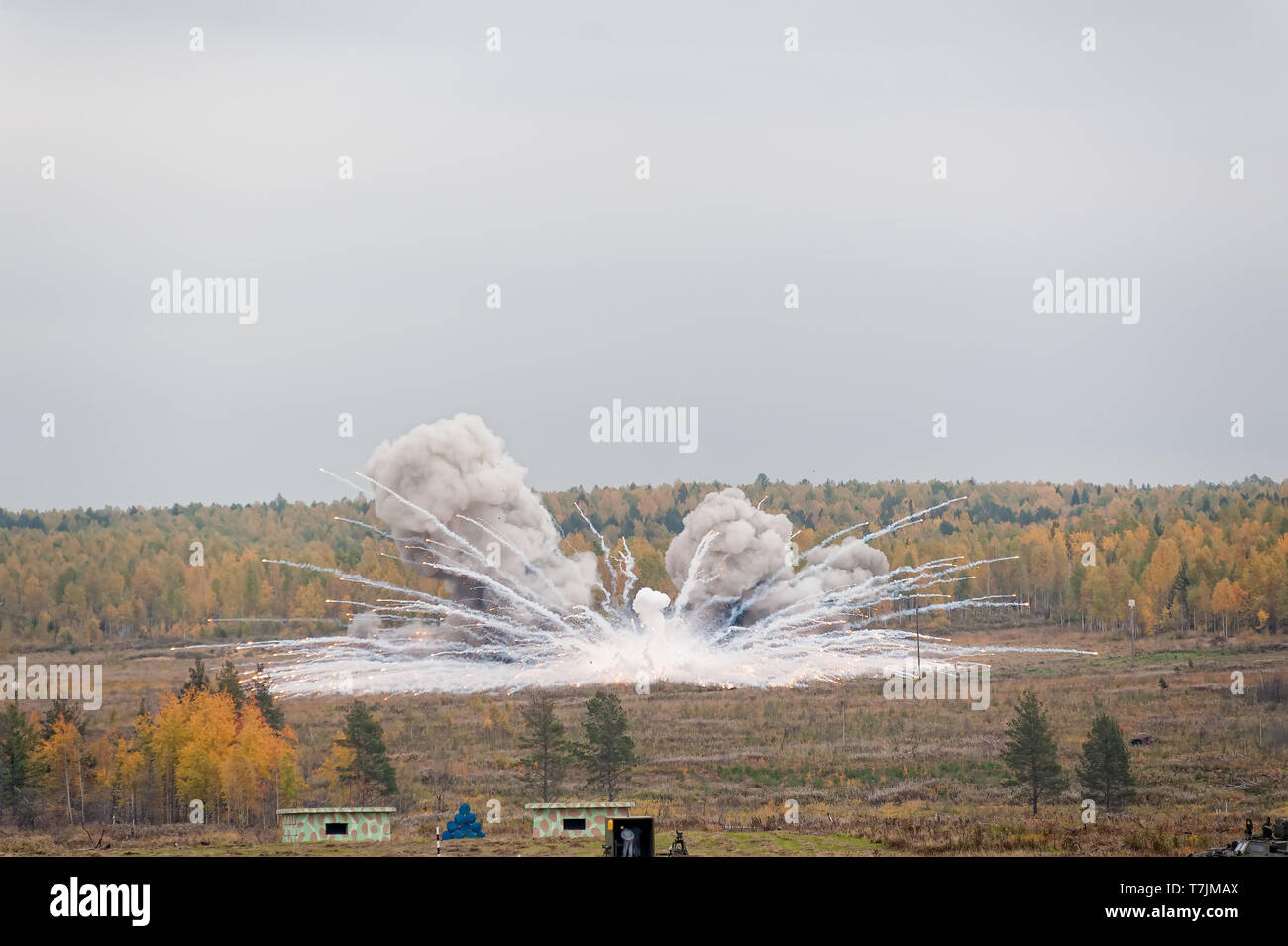 Flare plant explosion hi-res stock photography and images - Alamy
