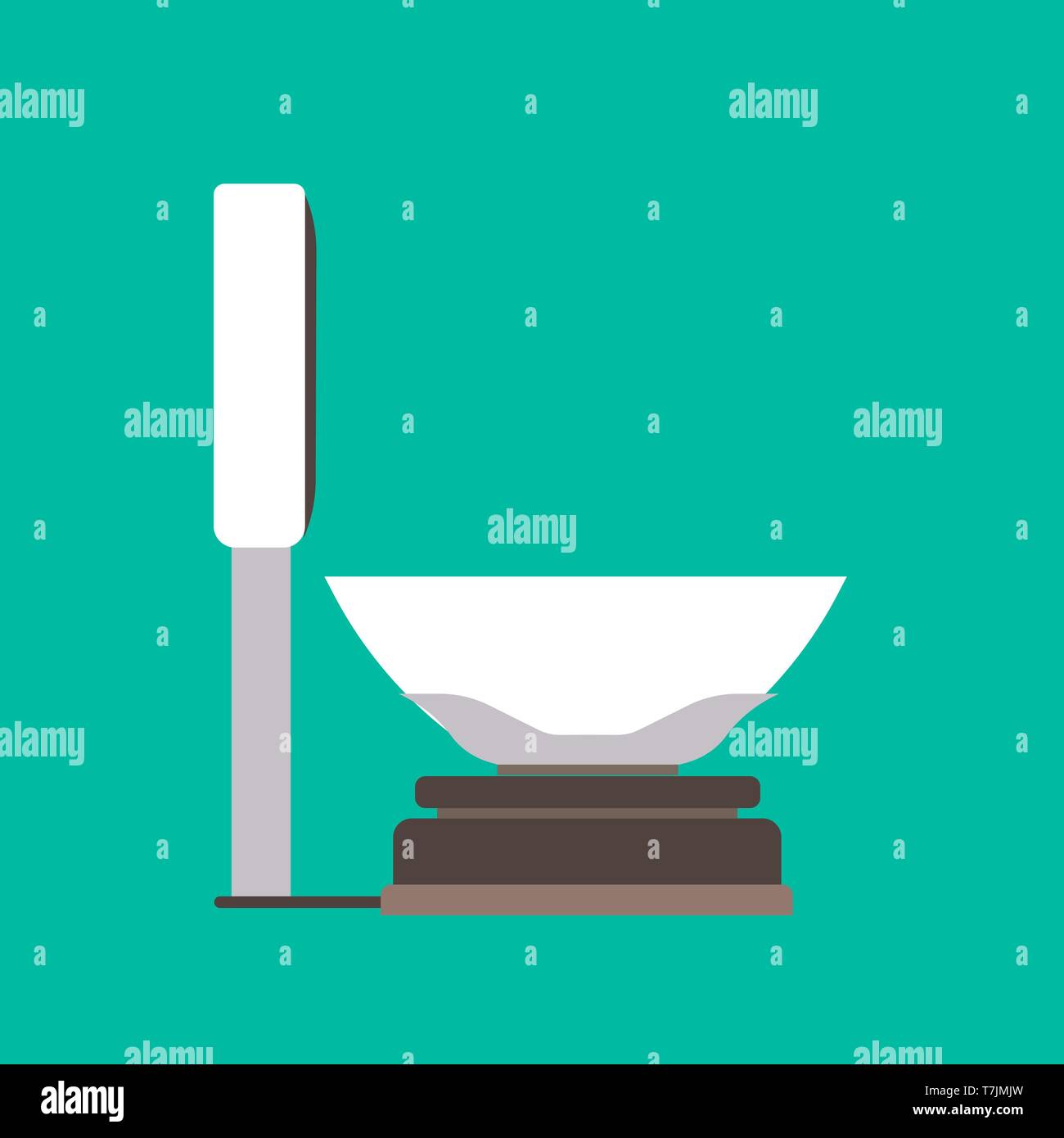 Libra sign vector icon illustration. Scale isolated balance equal ...