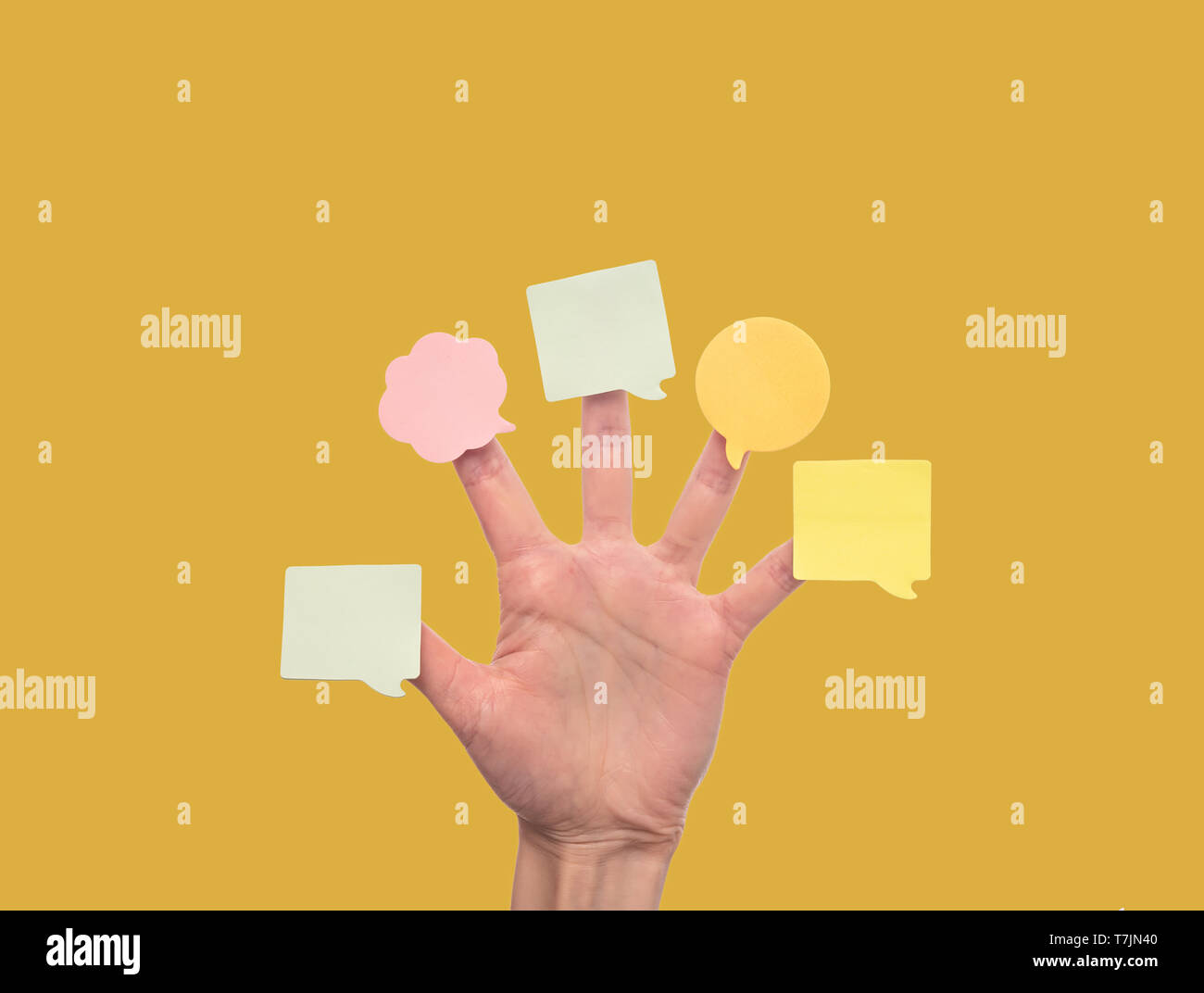 Finger sticker hi-res stock photography and images - Alamy