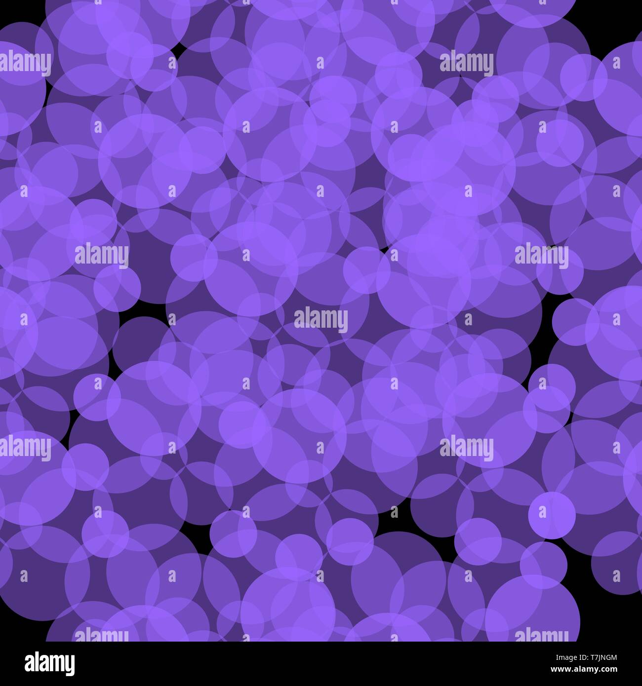 Translucent purple circles of different sizes. Vector seamless ...