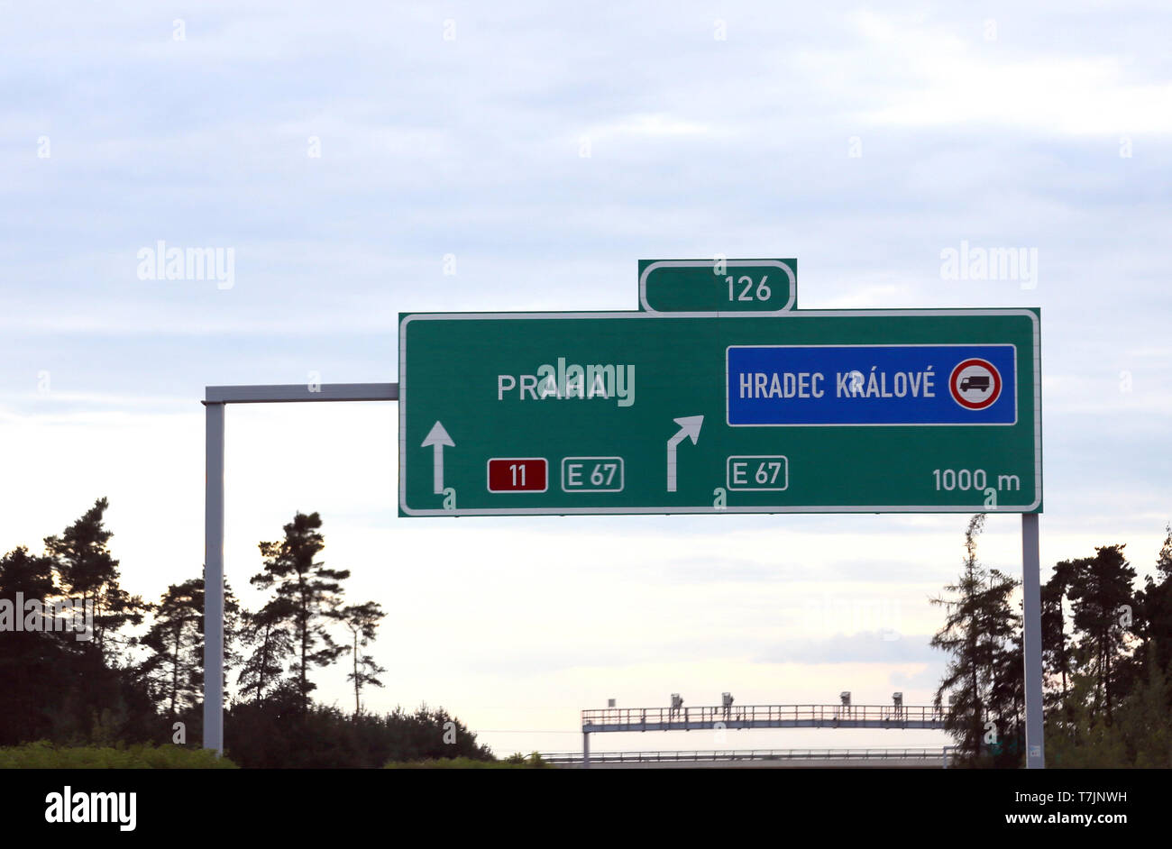 Road Signs In Prague Czech High Resolution Stock Photography and Images ...