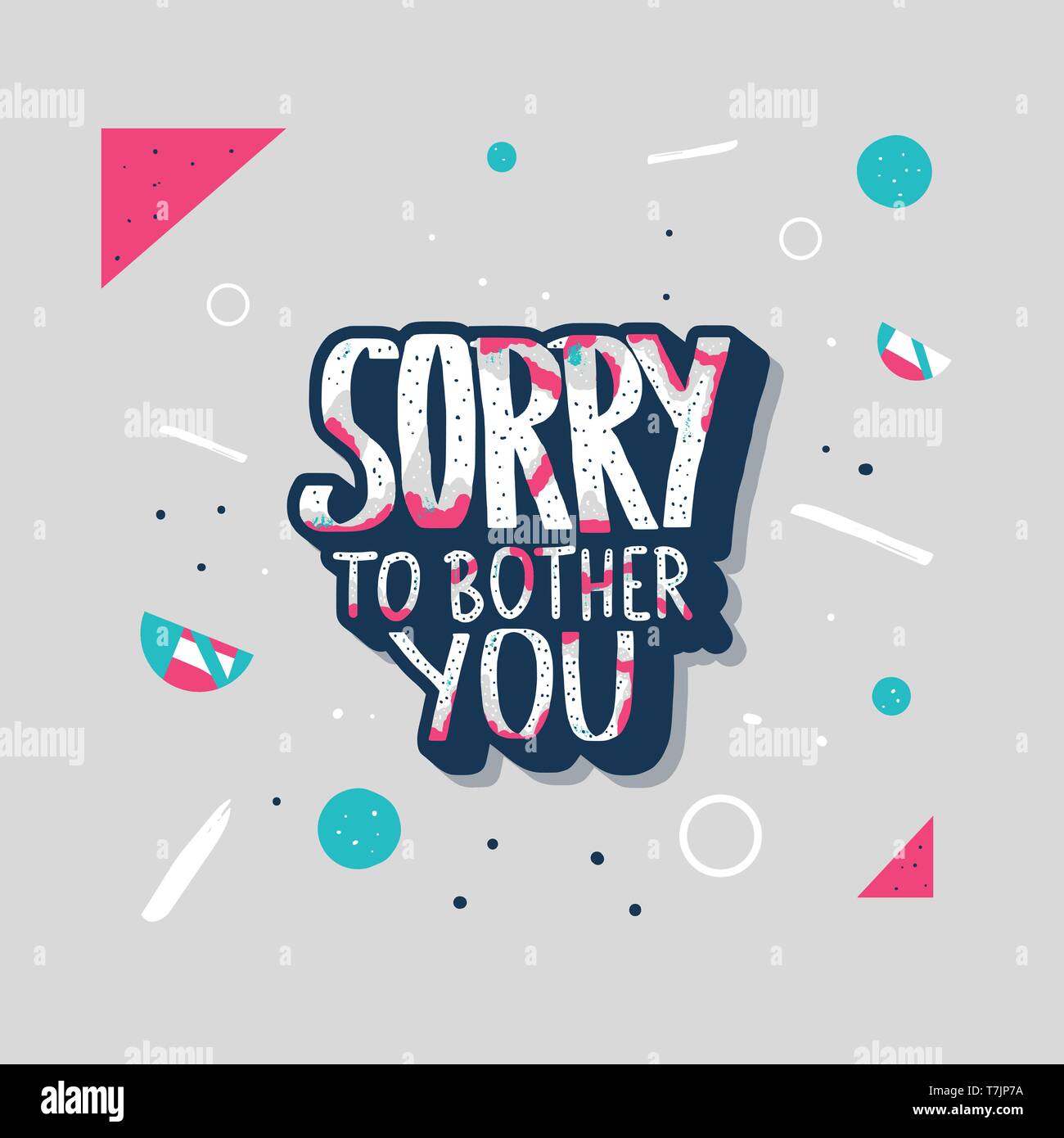 Geometric motivational poster quote Stock Vector Images - Alamy