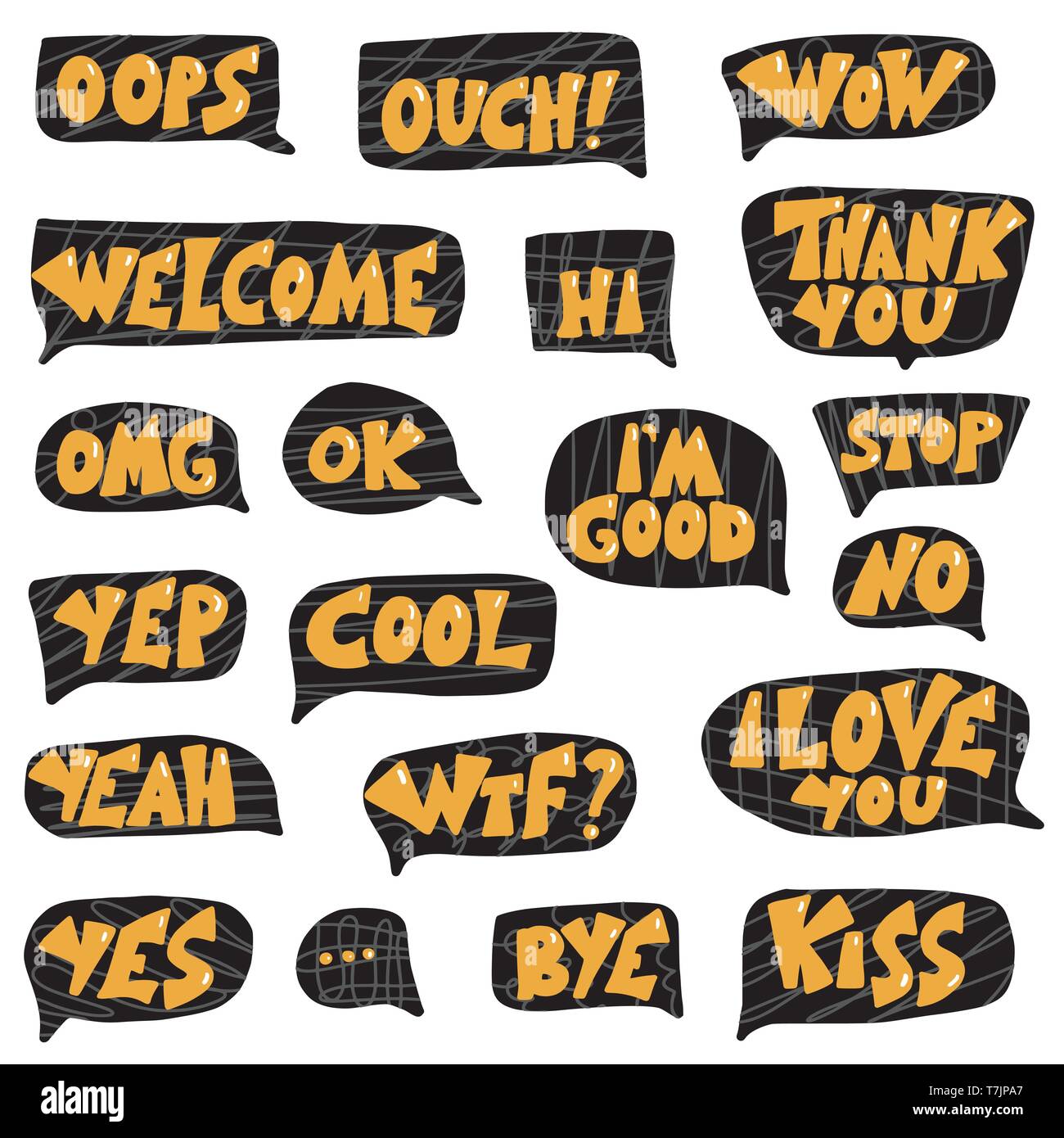 Yes and no messages hi-res stock photography and images - Alamy