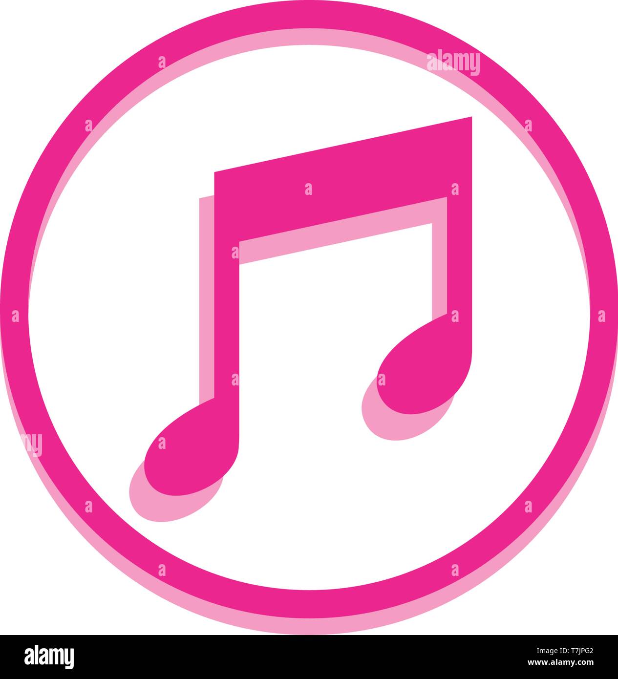 Music note symbols logo and icons template Stock Vector Image & Art - Alamy