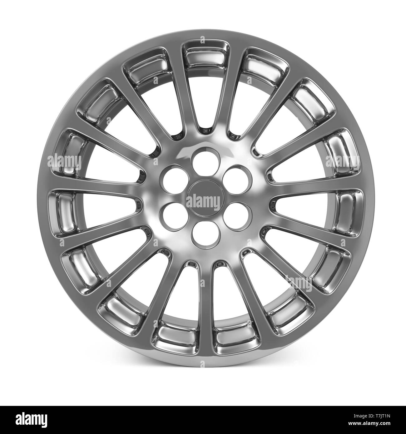 Car Alloy Rim isolated on white background Stock Photo - Alamy