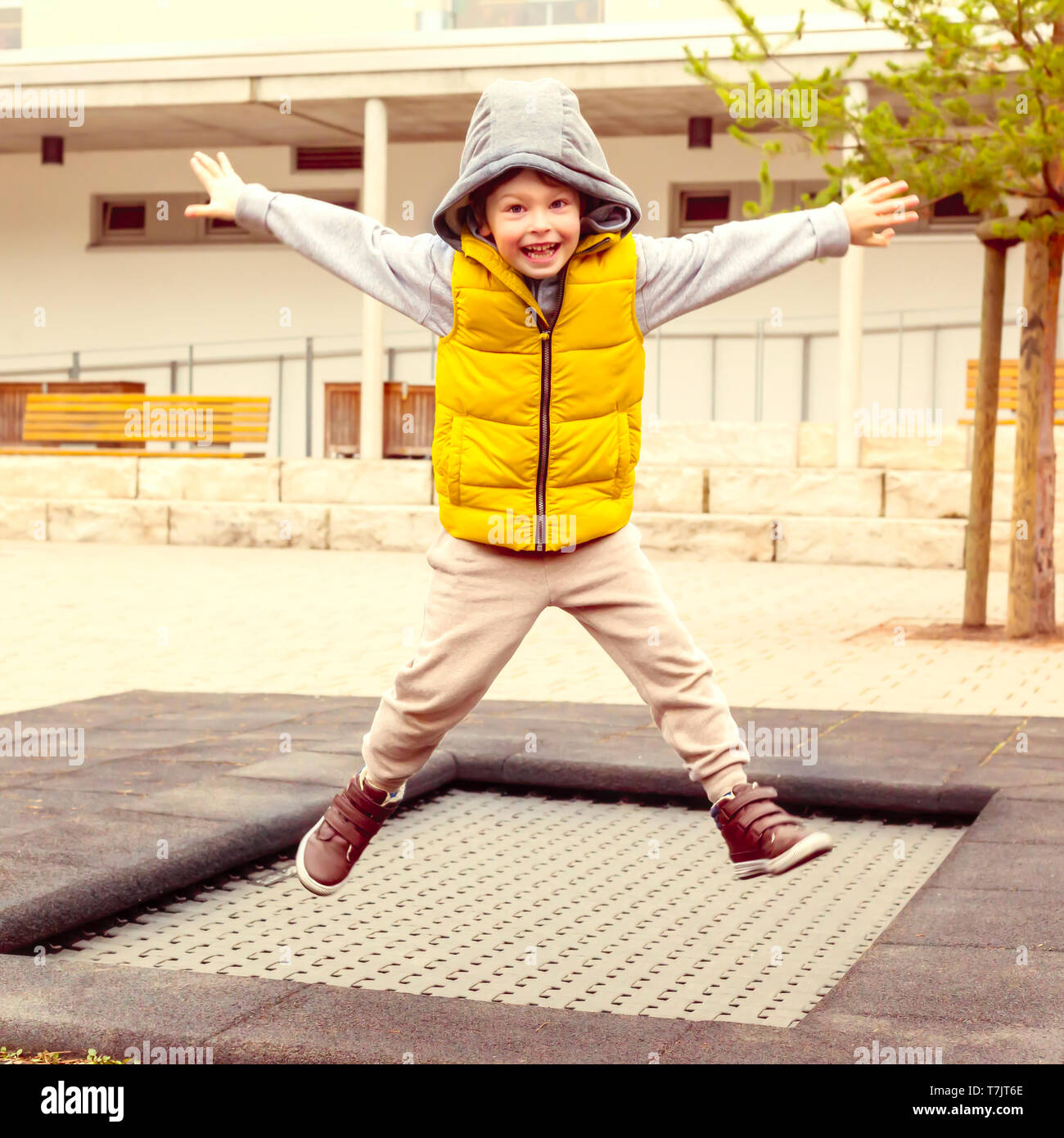 Cheerful year old boy plays hi-res stock photography and images - Alamy