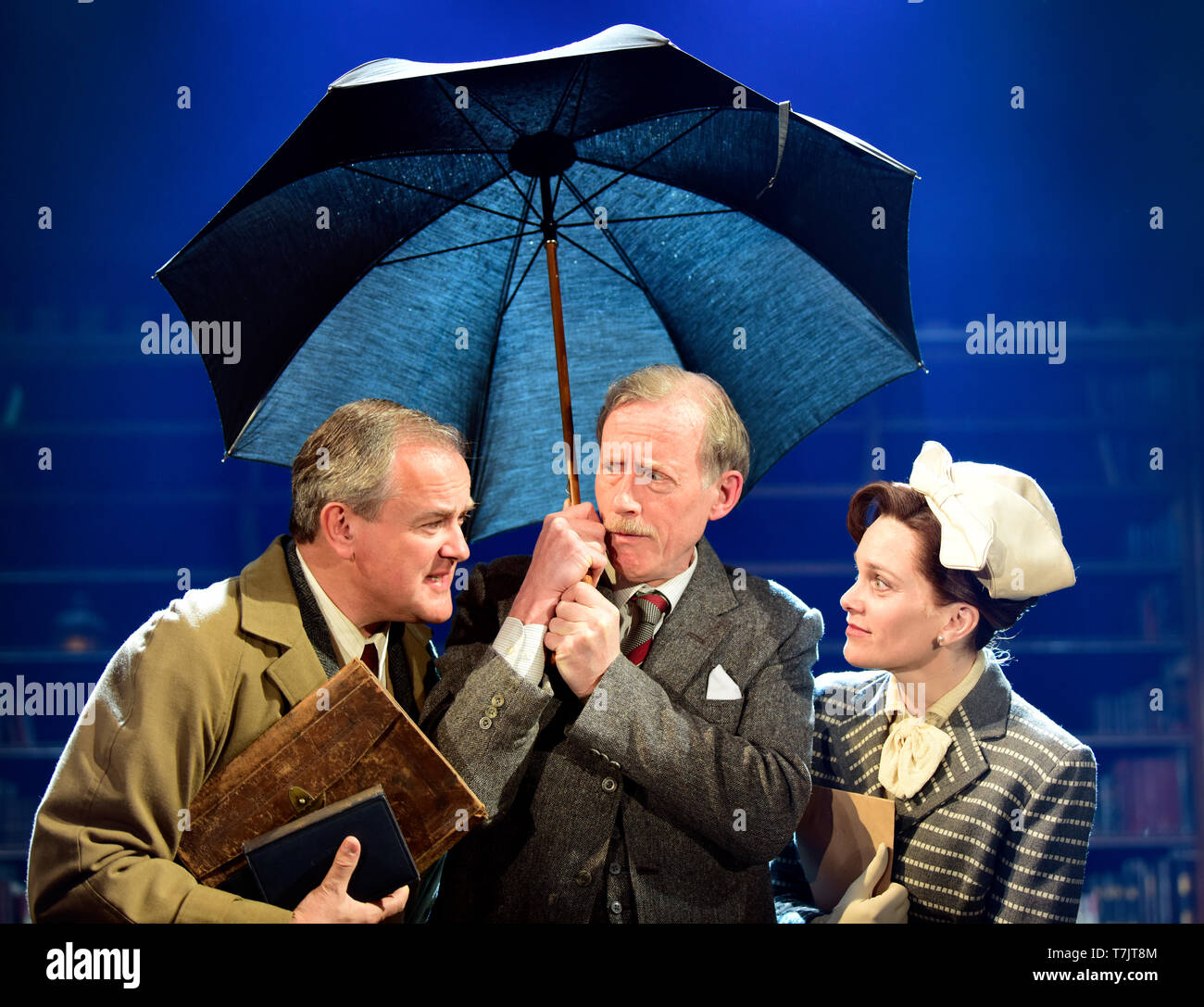 Left to right: Hugh Bonneville as C.S. Lewis, Andrew Havill as Warnie ...