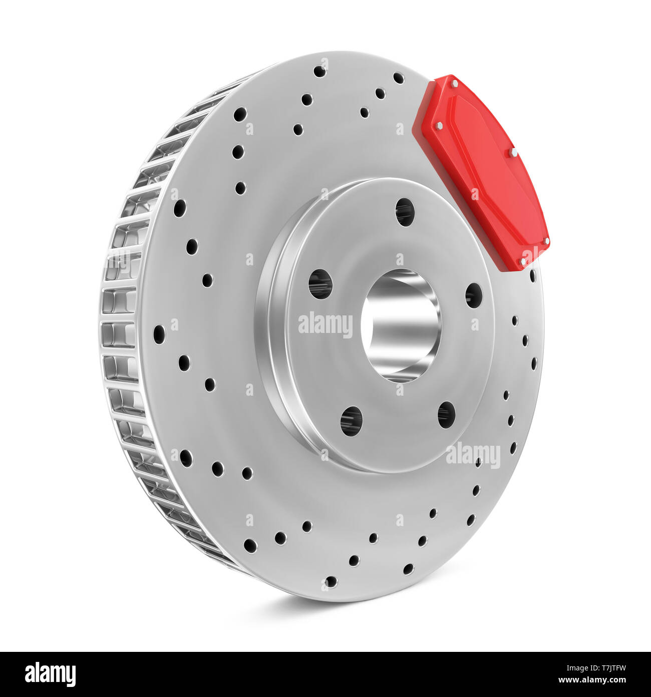 Brake Disc isolated on white background Stock Photo - Alamy