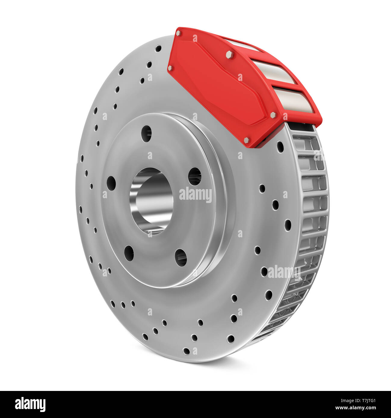 Brake Disc isolated on white background Stock Photo - Alamy