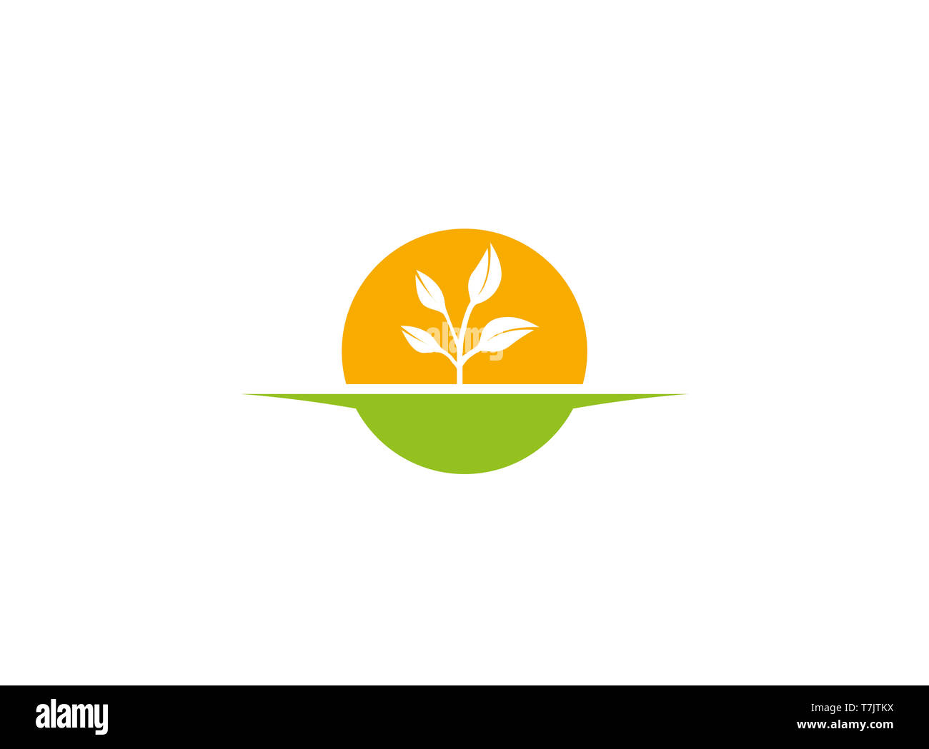 Seedling logo hi-res stock photography and images - Alamy
