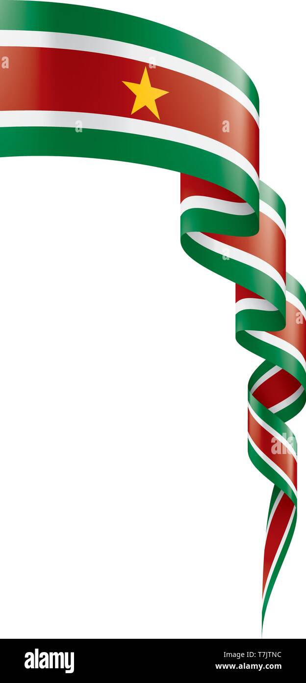 Suriname flag, vector illustration on a white background Stock Vector Image & Art - Alamy