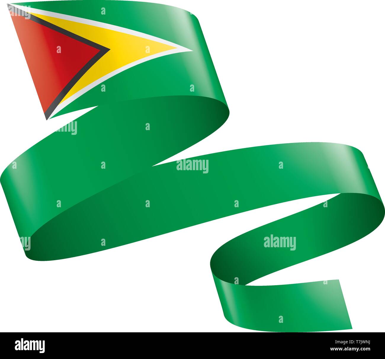 Guyana flag, vector illustration on a white background Stock Vector Image & Art - Alamy