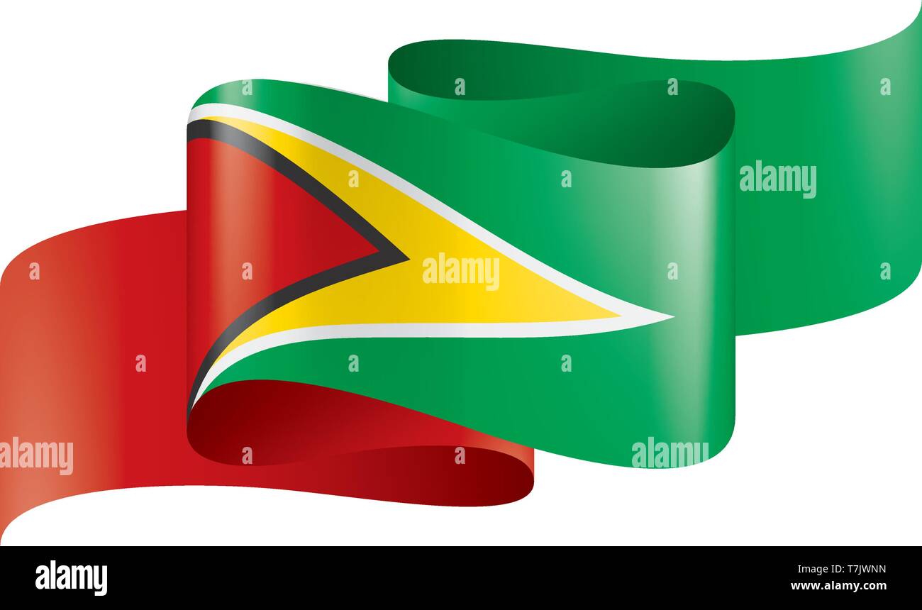 Guyana flag, vector illustration on a white background Stock Vector Image & Art - Alamy