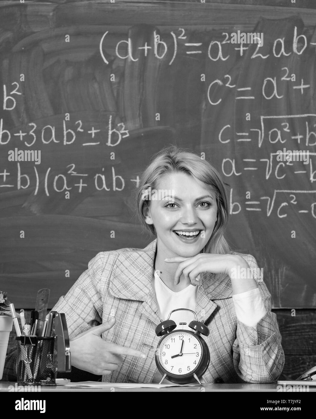 Calendar woman hands Black and White Stock Photos & Images - Alamy