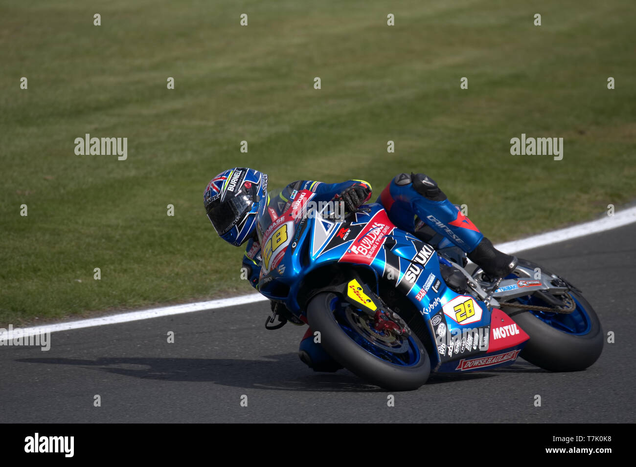 Brad Ray , knee down at knickerbrook corner Stock Photo - Alamy