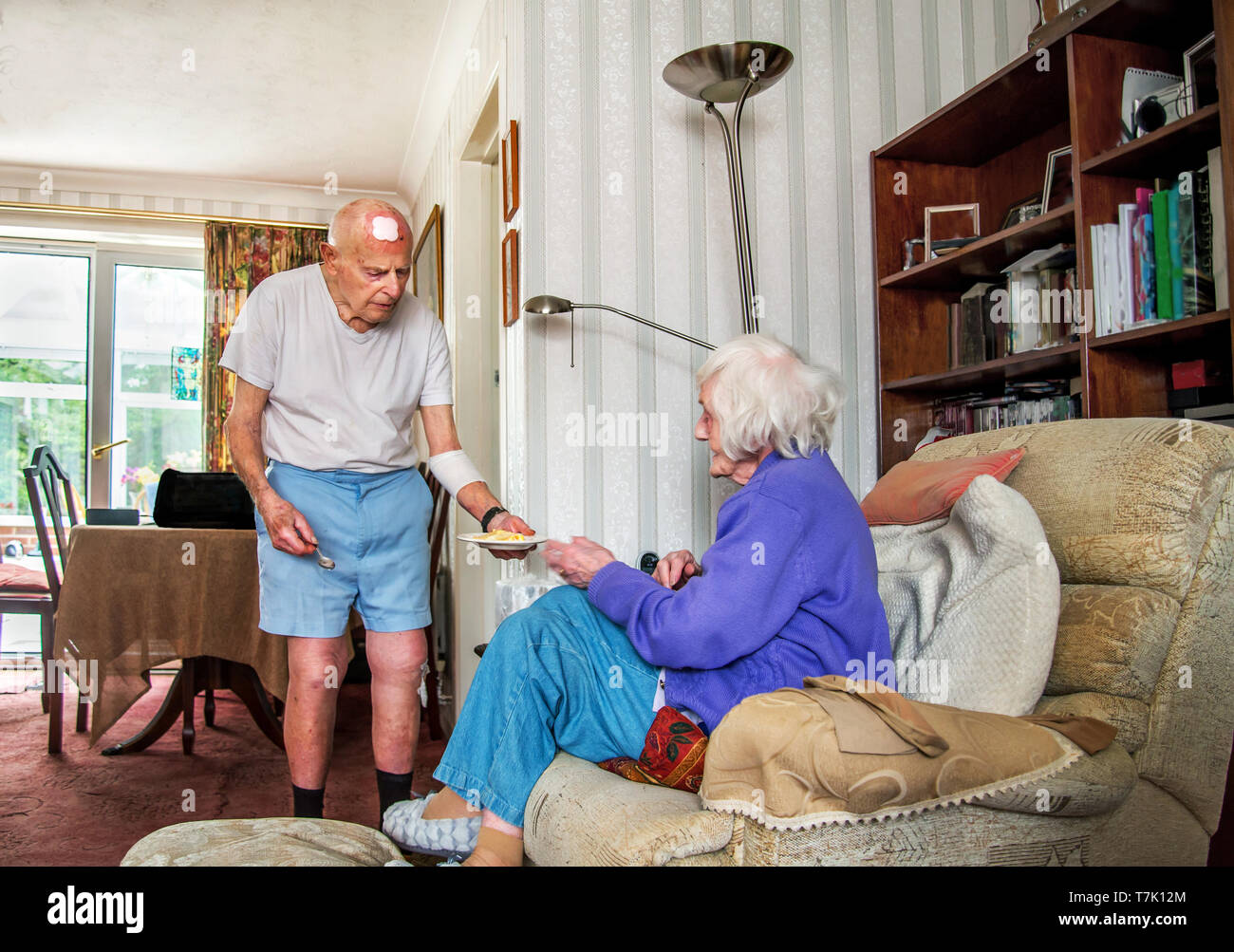 Elderly blind old man hi-res stock photography and images - Alamy
