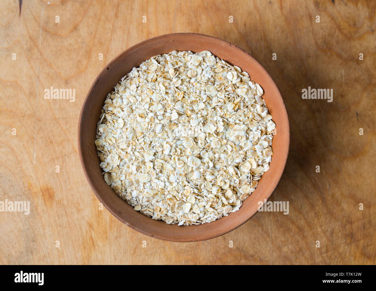 Closeup oats top view hi-res stock photography and images - Alamy
