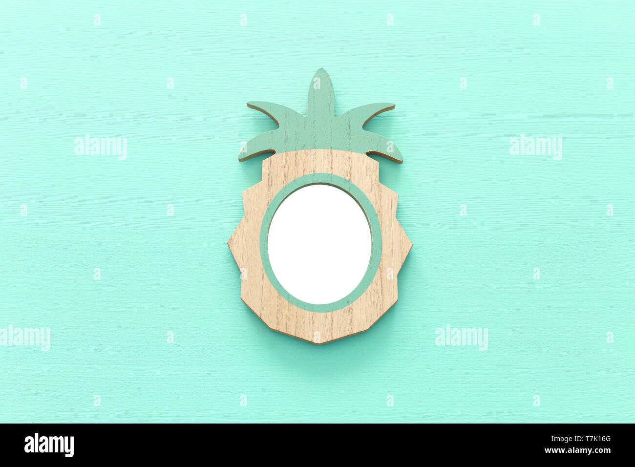 Empty pineapple shape photo frame. For photography and scrapbook ...