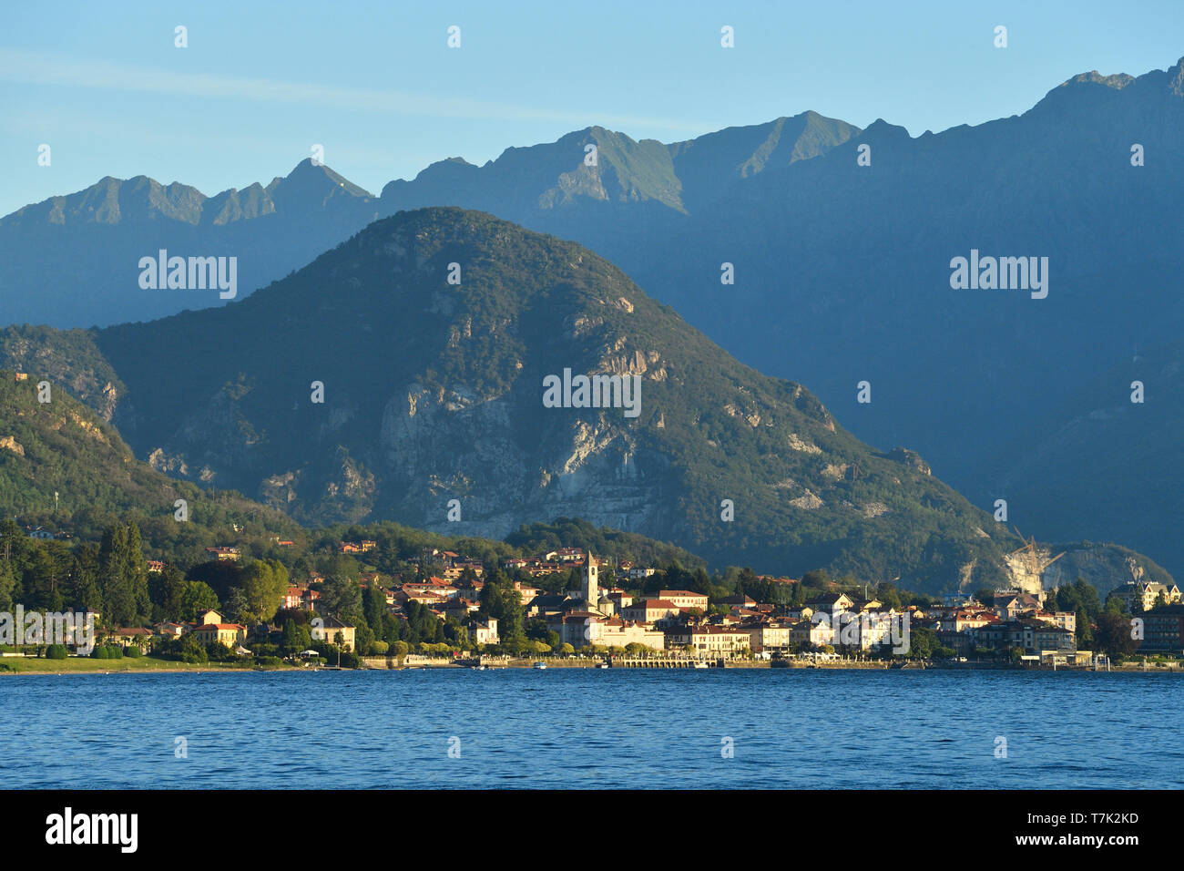 Italy, Piedmont, Stresa, Lake Maggiore (Il Lago Maggiore), Feriolo ...