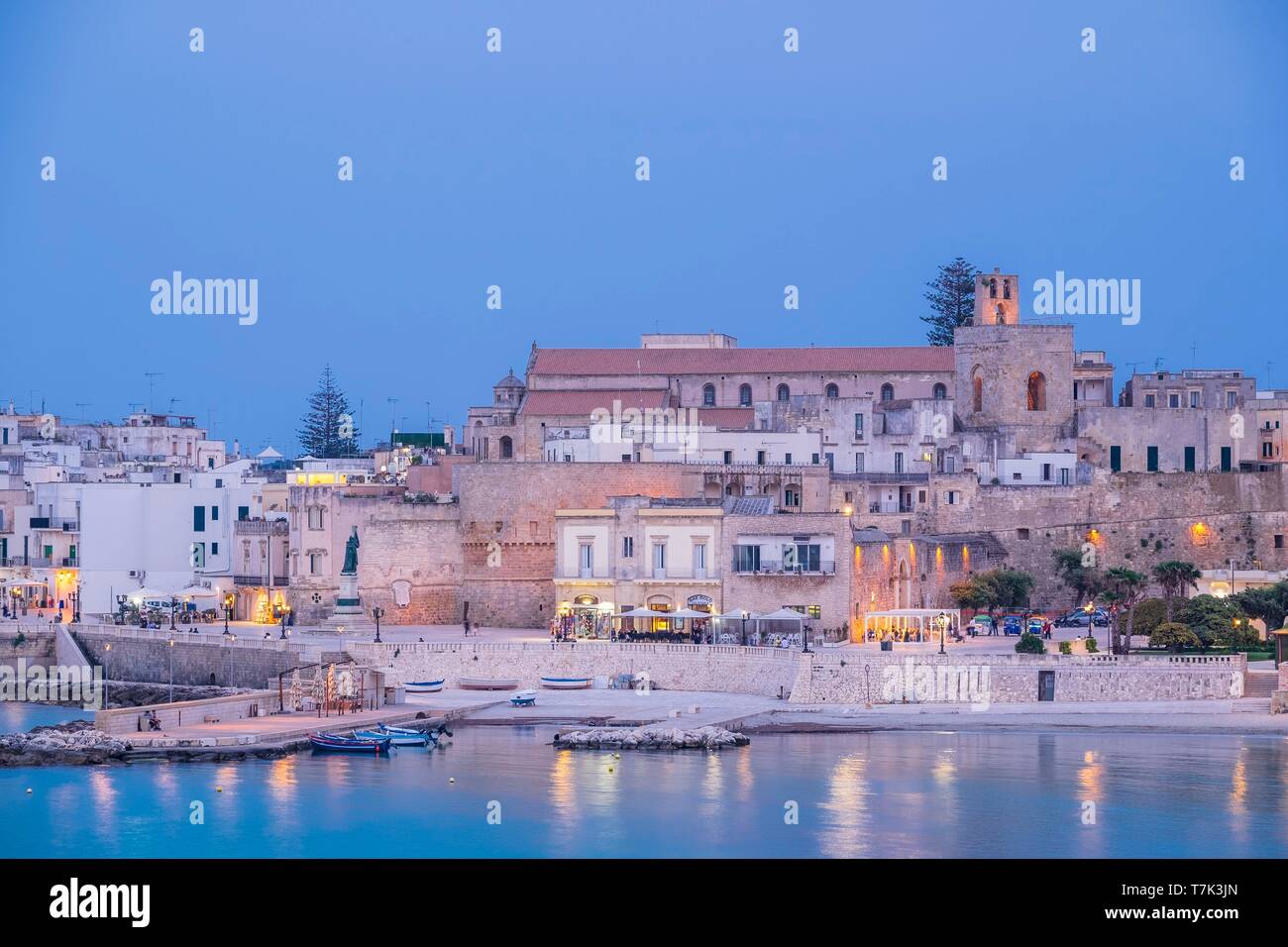 Italy, Apulia, Salento region, Otranto, the historical centre is ...