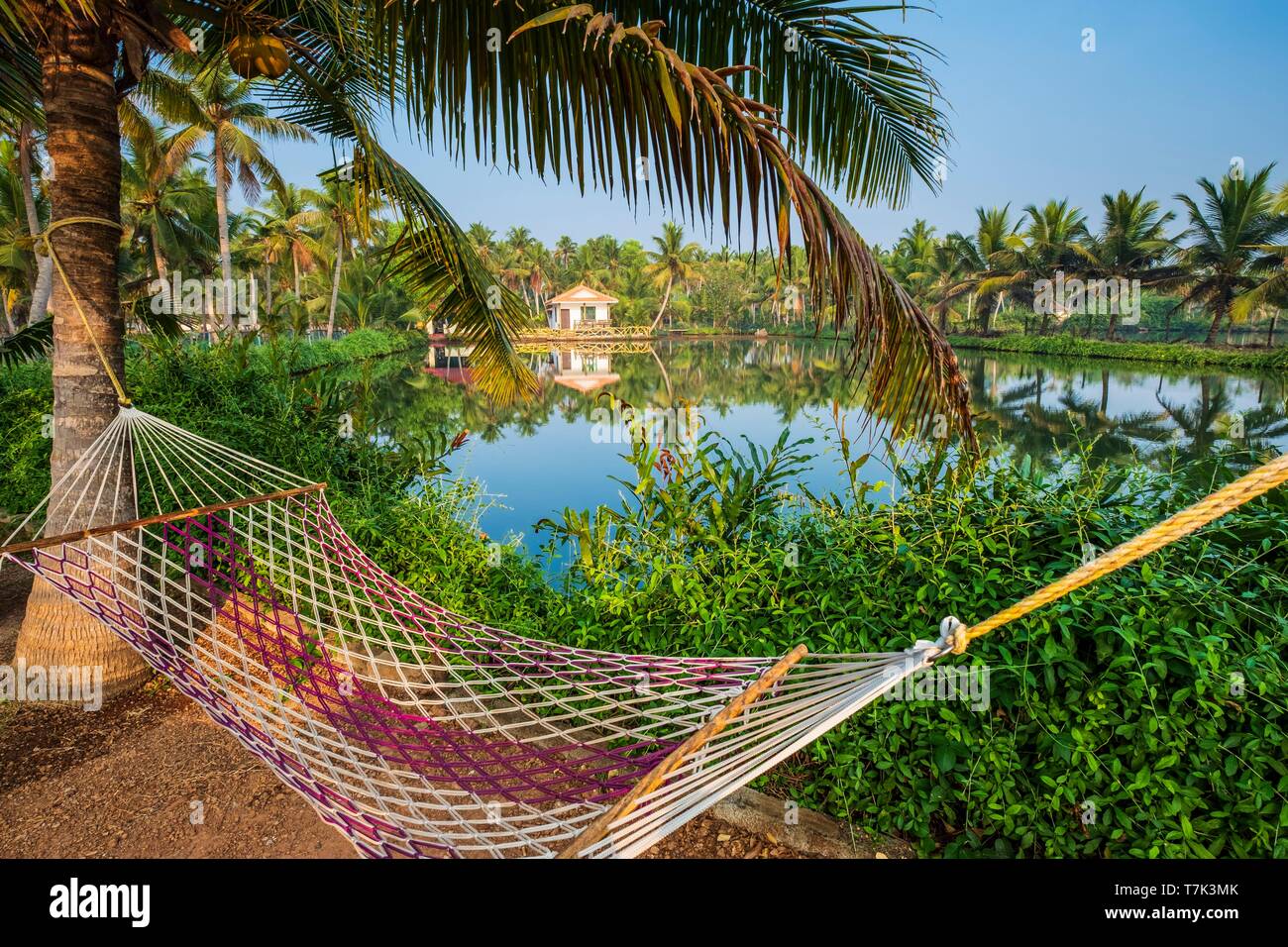 India, state of Kerala, Kollam district, Munroe island or Munroturuttu ...