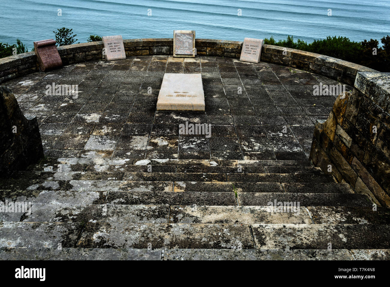 The grave site of South African Randlord and mining magnate Sir Abraham ...