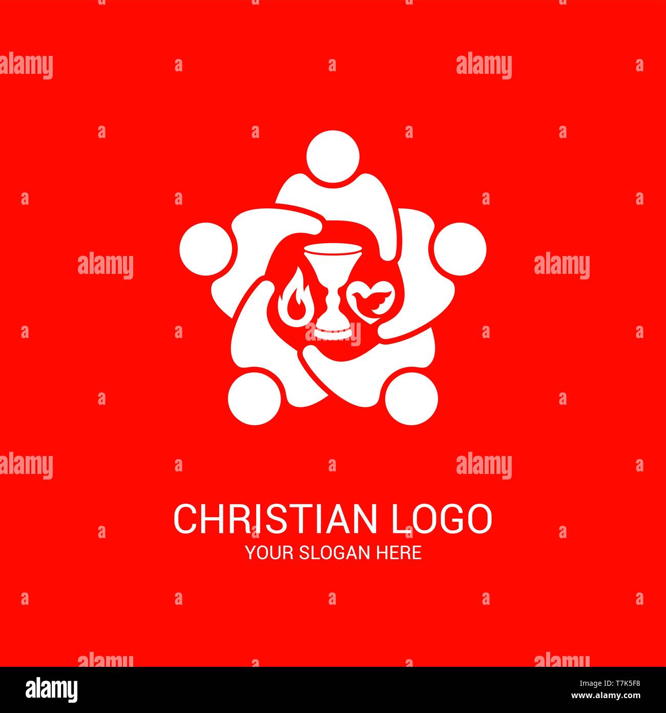 Bible reading in church Stock Vector Images - Alamy