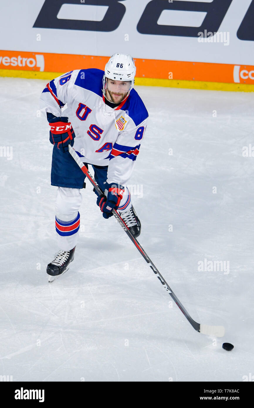 Mannheim, Germany. 07th May, 2019. Ice hockey: international match ...