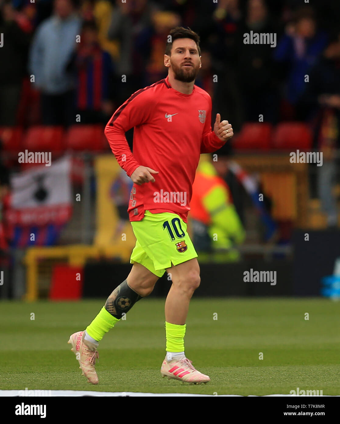 Anfield, Liverpool, UK. 7th May, 2019. UEFA Champions League football ...