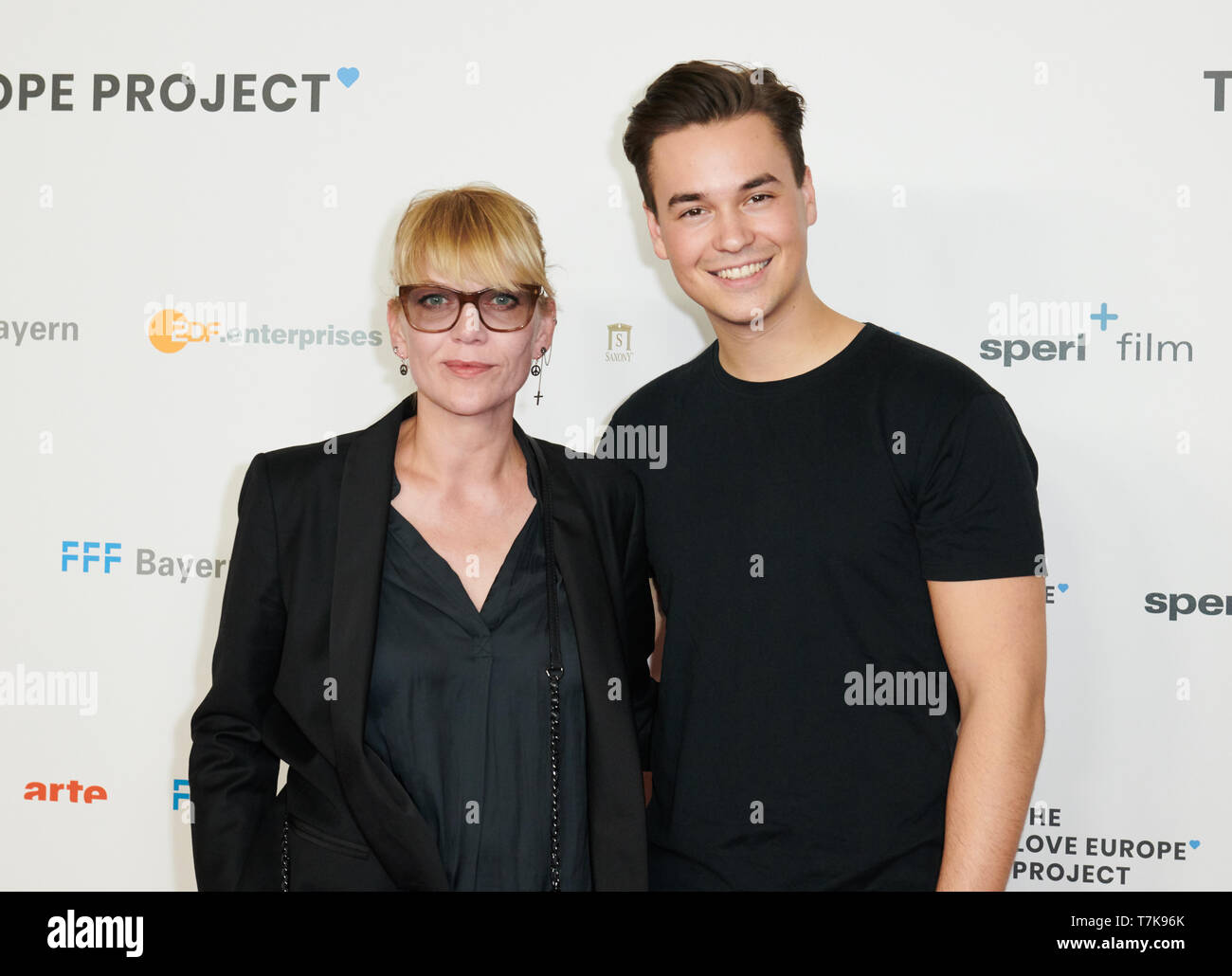 Berlin, Germany. 07th May, 2019. Anna Loos, actress and Louis Held ...