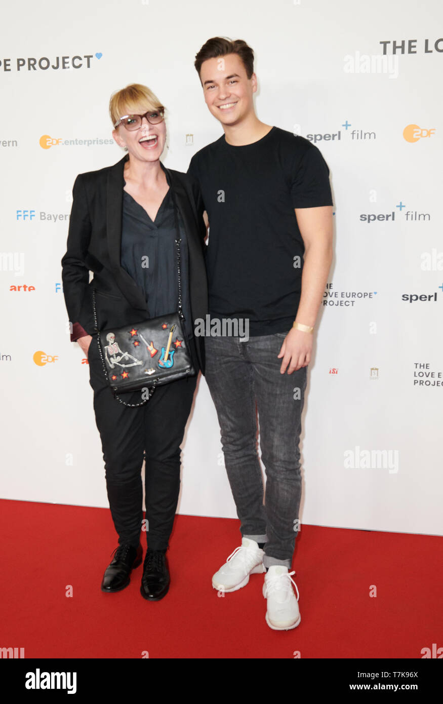 Berlin, Germany. 07th May, 2019. Anna Loos, actress and Louis Held ...
