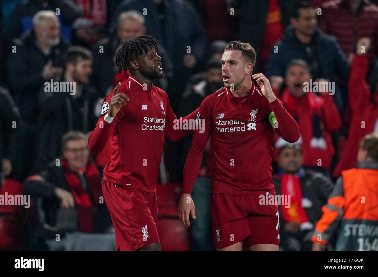 Liverpool origi goal barcelona 4 0 hi-res stock photography and images ...