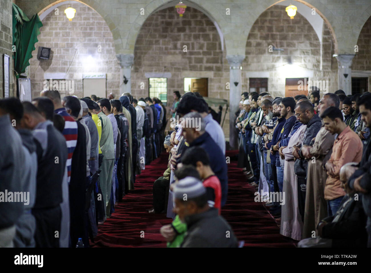 Gaza City, The Gaza Strip, Palestine. 7th May, 2019. Palestinians ...