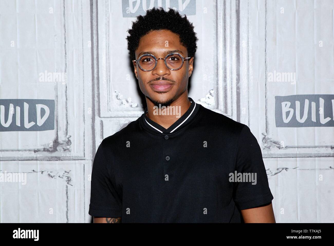 New York, NY, USA. 7th May, 2019. Ephraim Sykes out and about for AOL ...