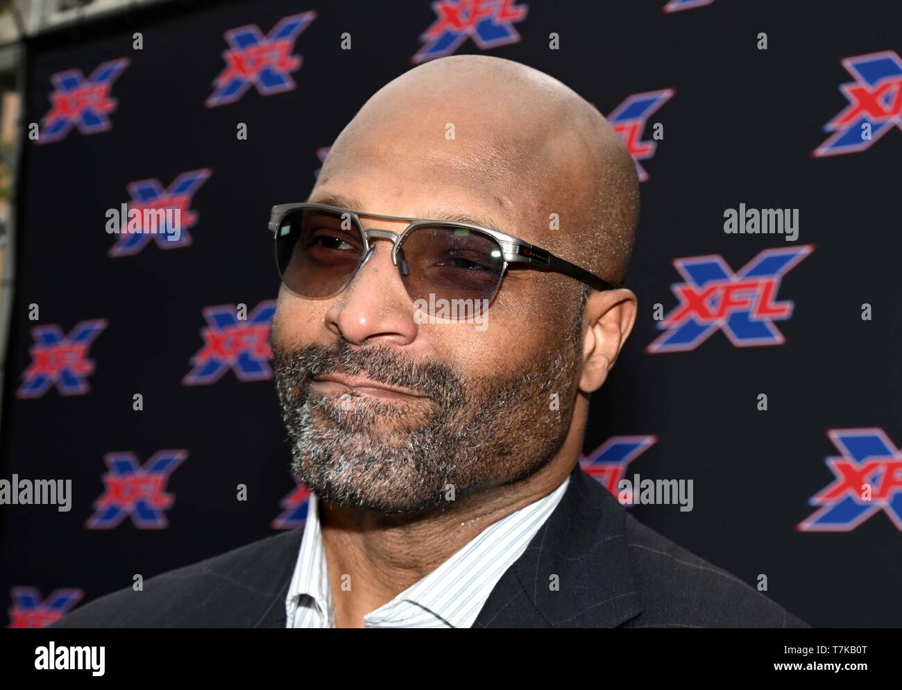 Los Angeles, United States. 07th May, 2019. Winston Moss is introduced ...