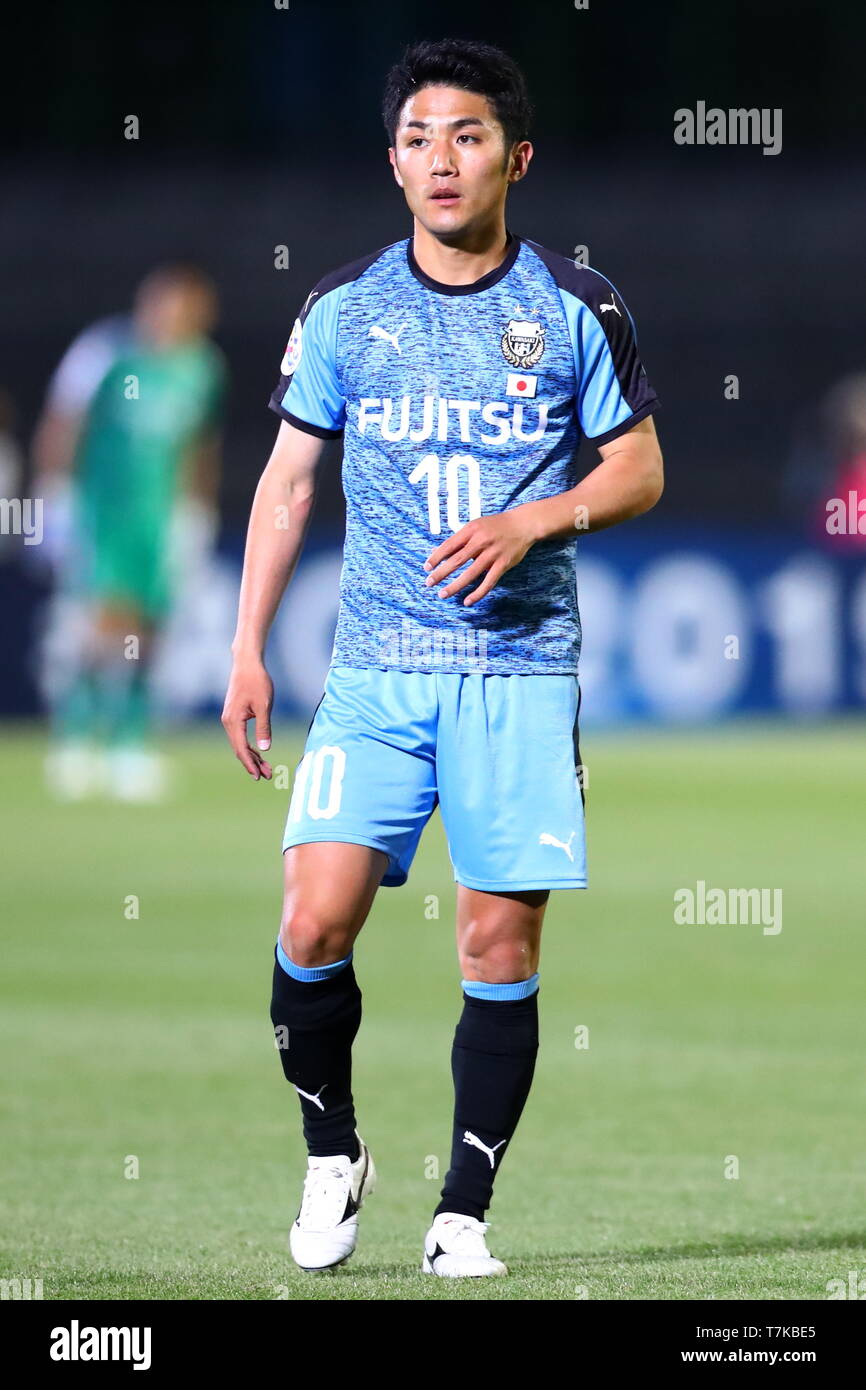 Kawasaki Todoroki Stadium, Kanagawa, Japan. 7th May, 2019. Ryota Oshima ...