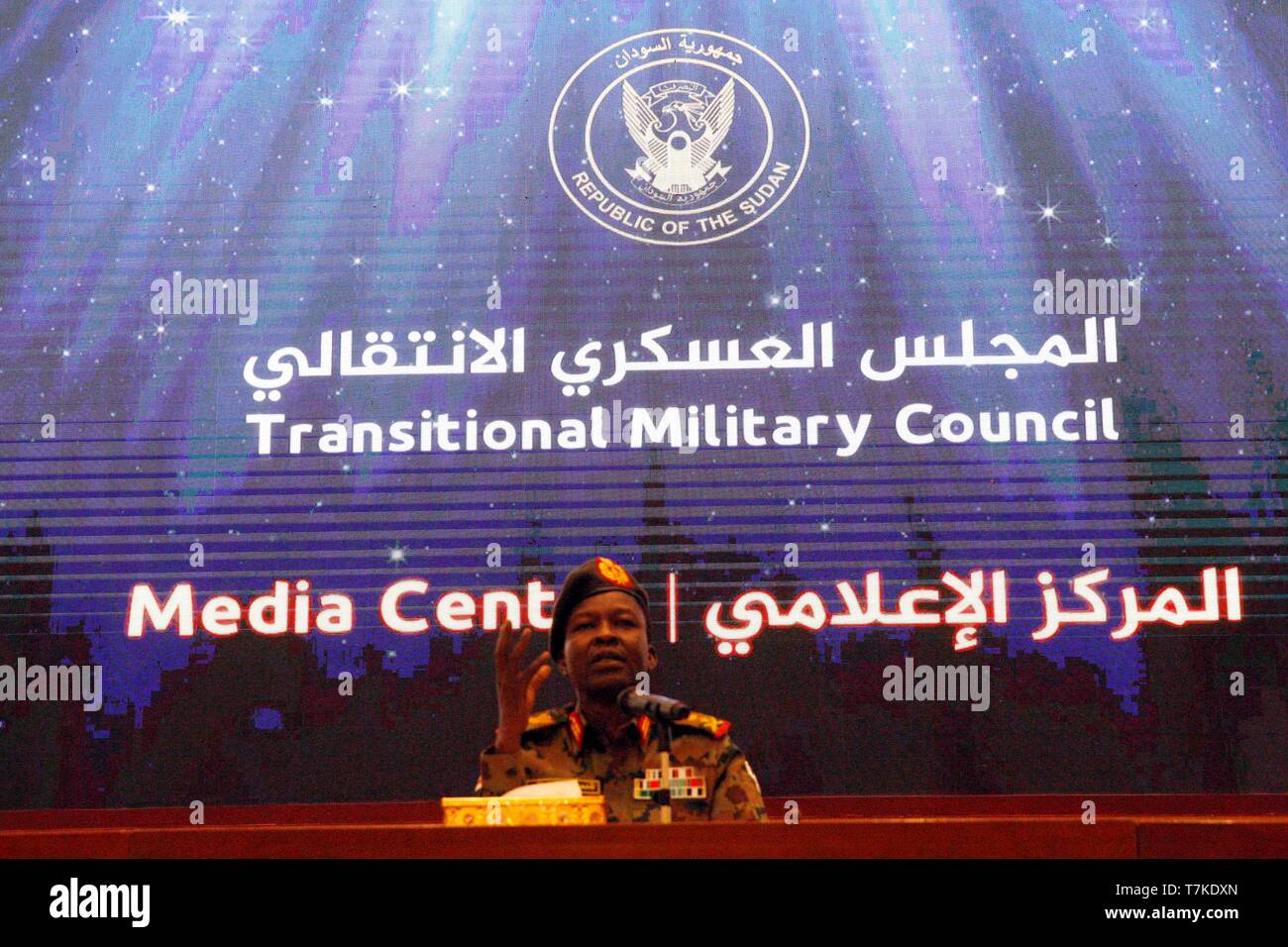 Khartoum, Sudan. 7th May, 2019. Shams-Eddin Kabashi, Sudan's ...