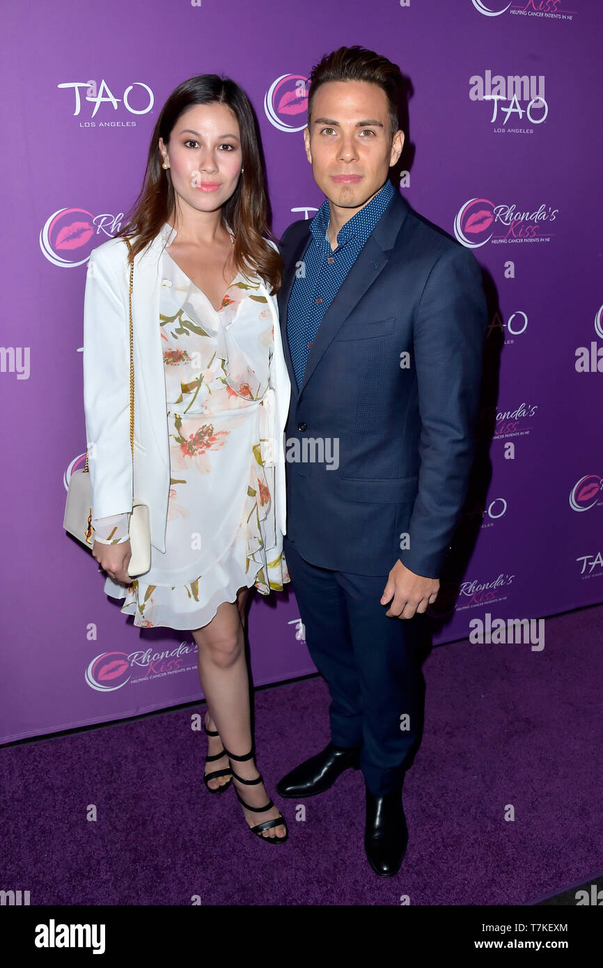 Los Angeles, USA. 06th May, 2019. Bianca Stam with friend Apolo Ohno at the Rhonda's Kiss Good ...