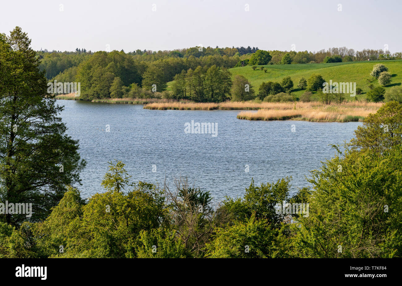 Lietzen, Germany. 08th May, 2019. View over the nature reserve ...
