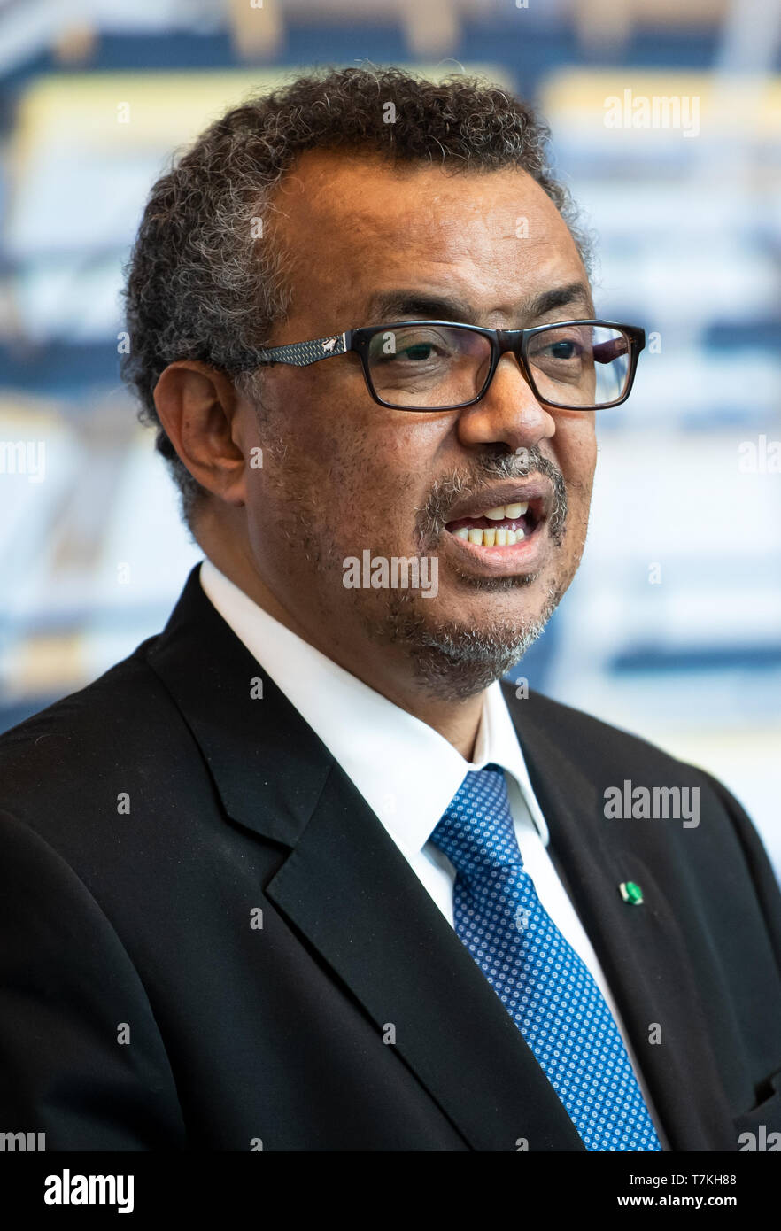 Berlin, Germany. 08th May, 2019. Tedros Adhanom Ghebreyesus, Director ...