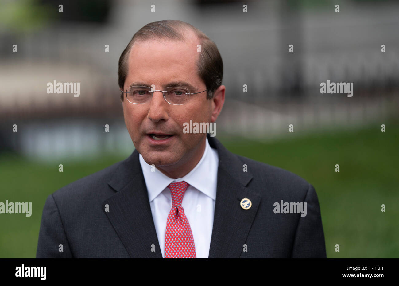 United States Secretary of Health and Human Services (HHS) Alex Azar ...