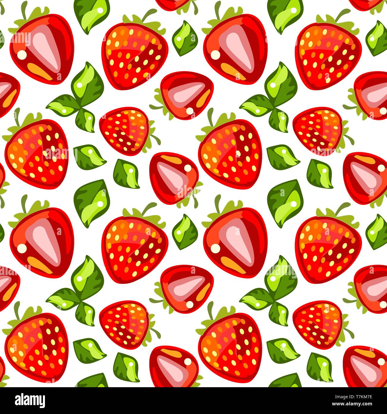 Food fruit strawberries Stock Vector Images - Alamy