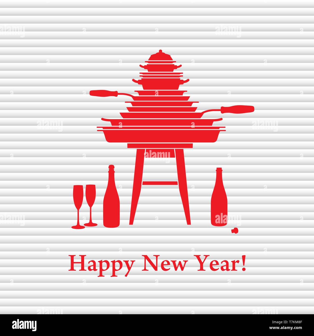 Dirty plates restaurant Stock Vector Images - Alamy