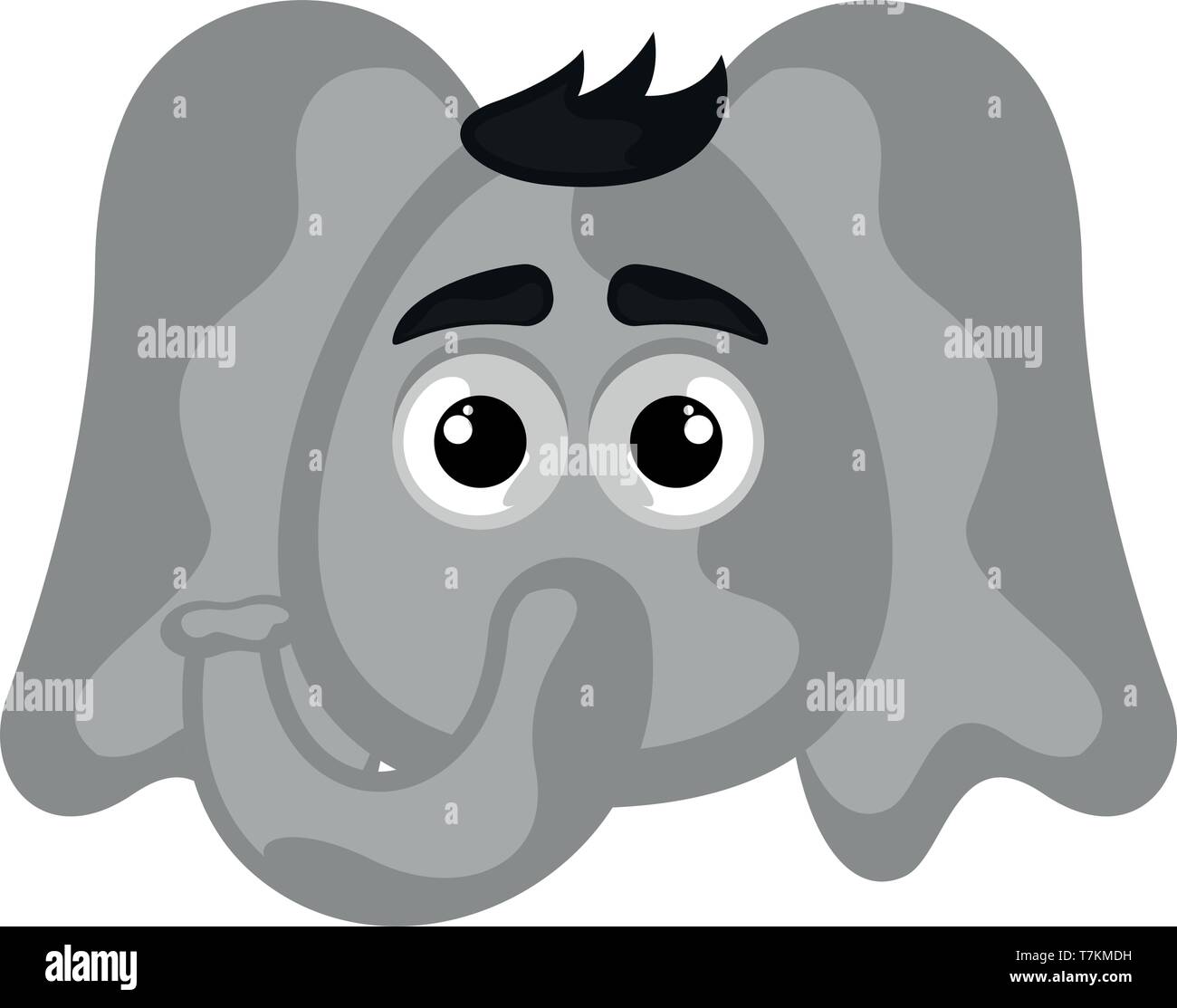 Isolated cute avatar of an elephant Stock Vector Image & Art - Alamy