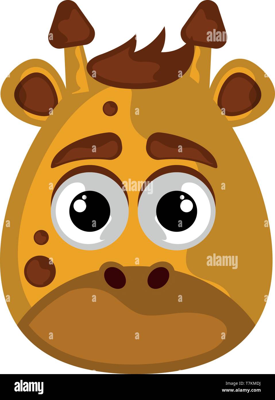 Isolated cute avatar of a giraffe Stock Vector Image & Art - Alamy