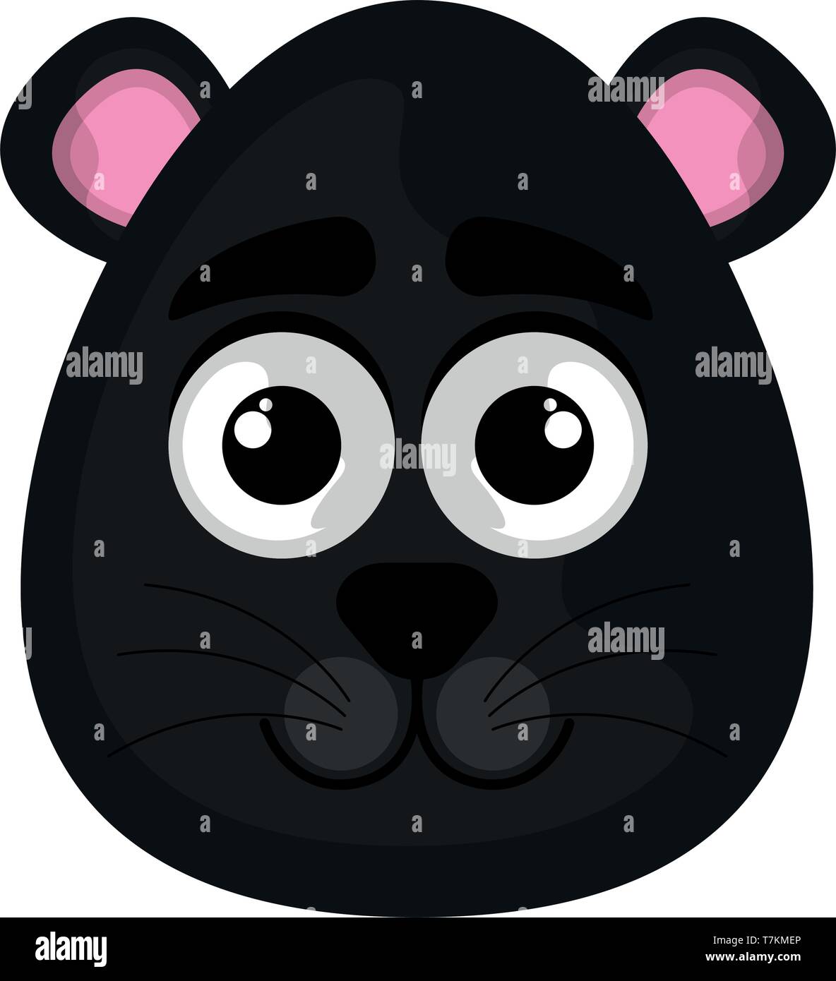 Isolated cute avatar of a panther Stock Vector Image & Art - Alamy