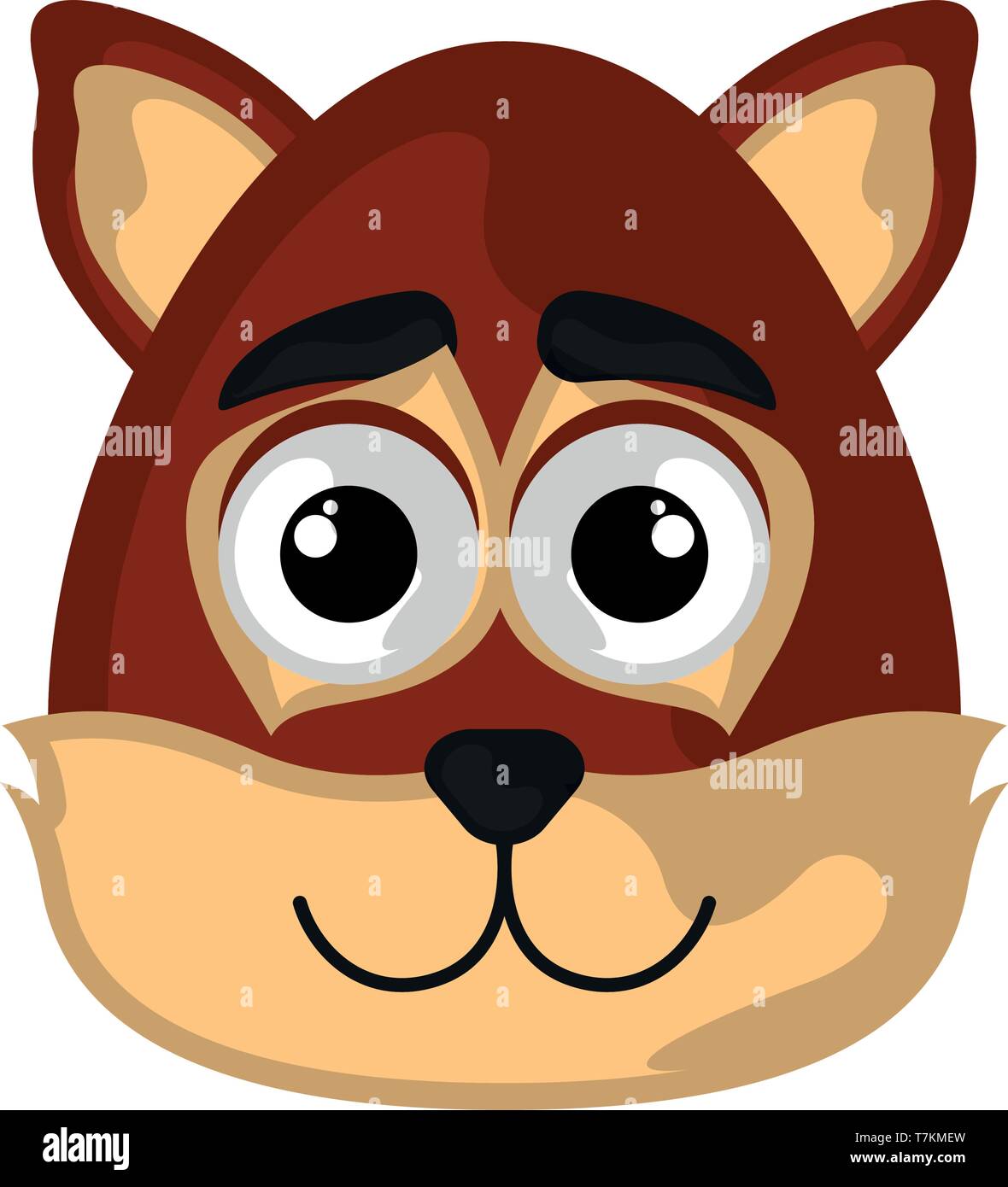 A fox portrait Stock Vector Images - Alamy