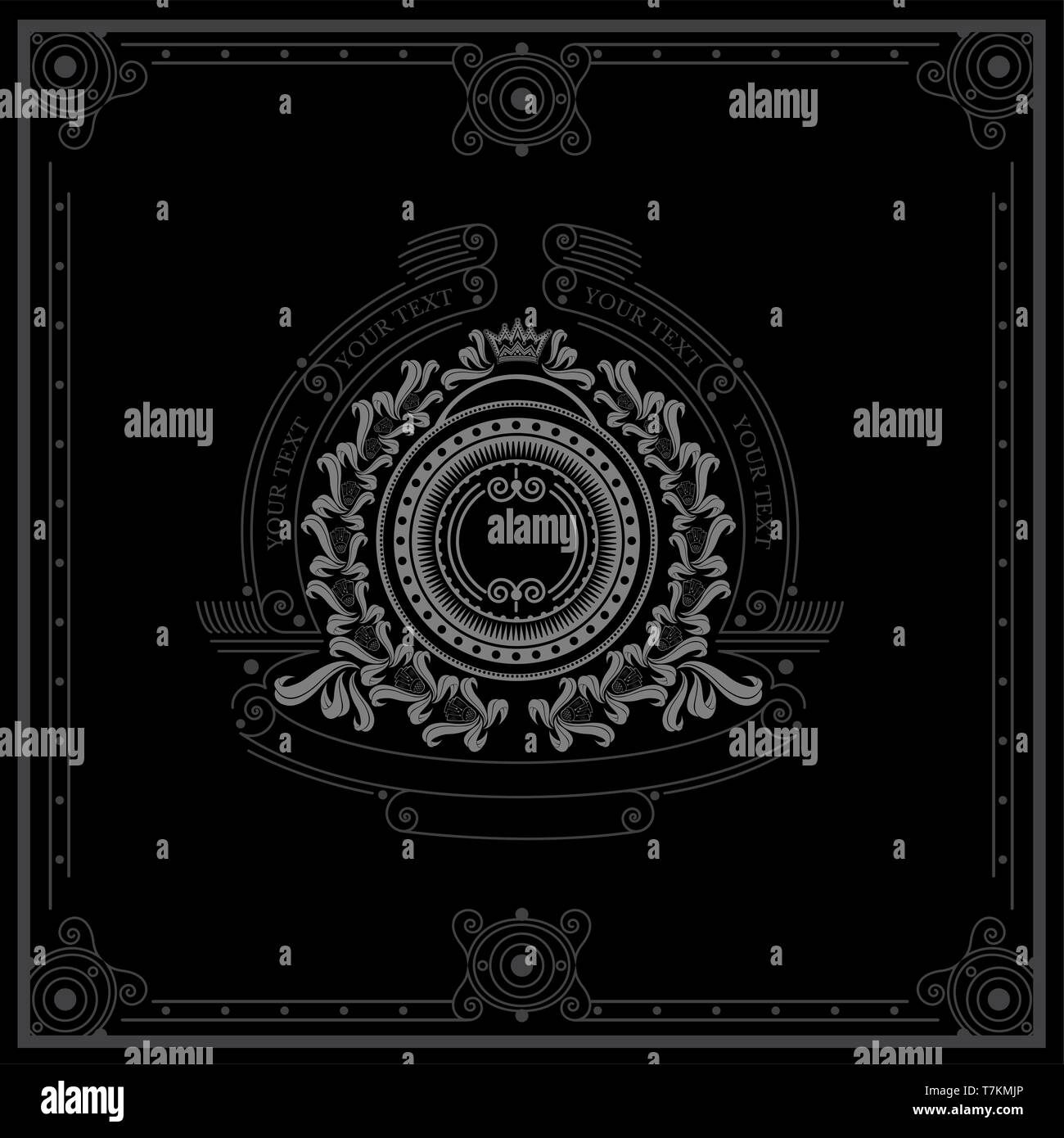 Round Shield Template