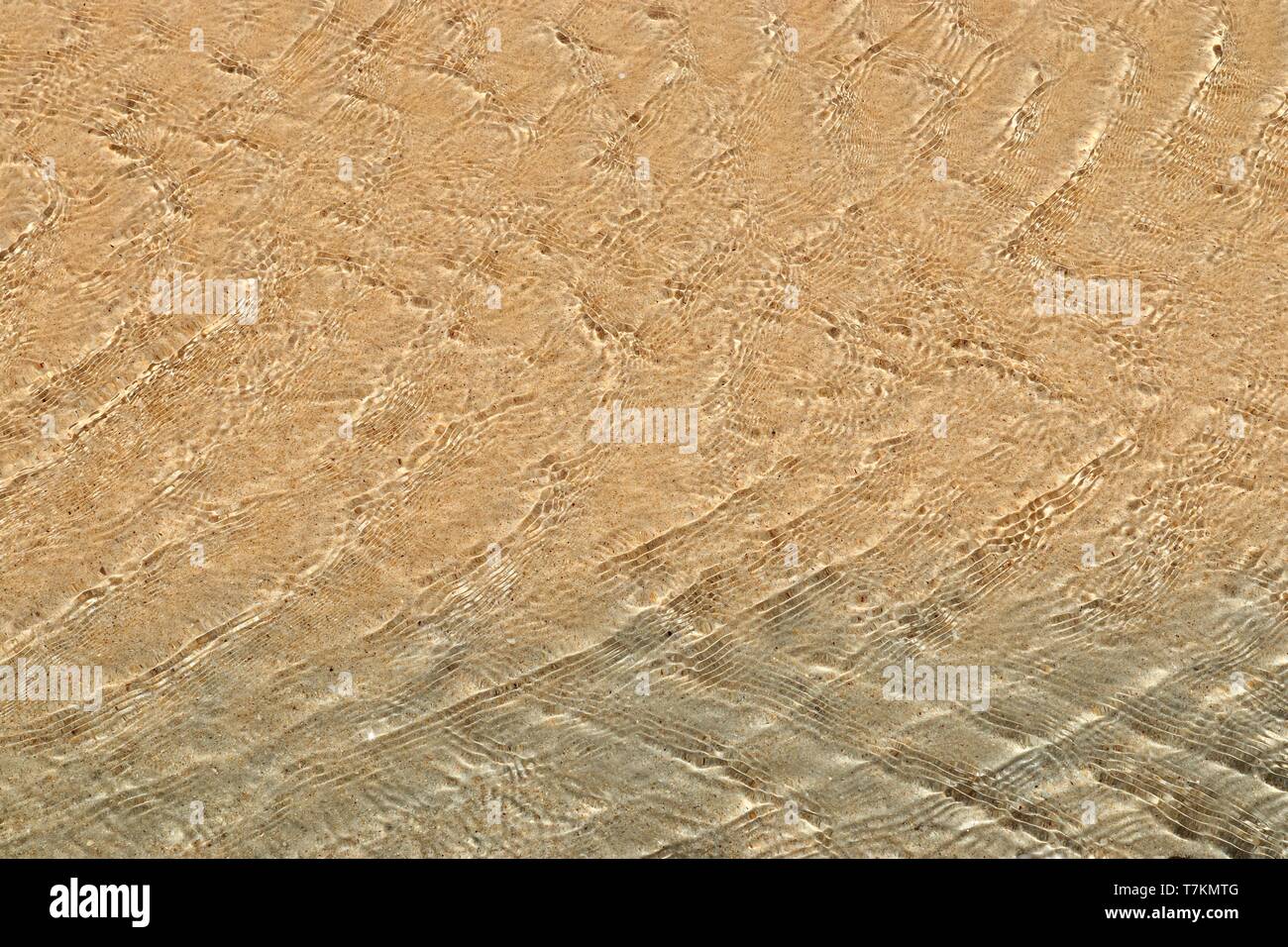 Close up surface of floating water with ripples and waves and some ...