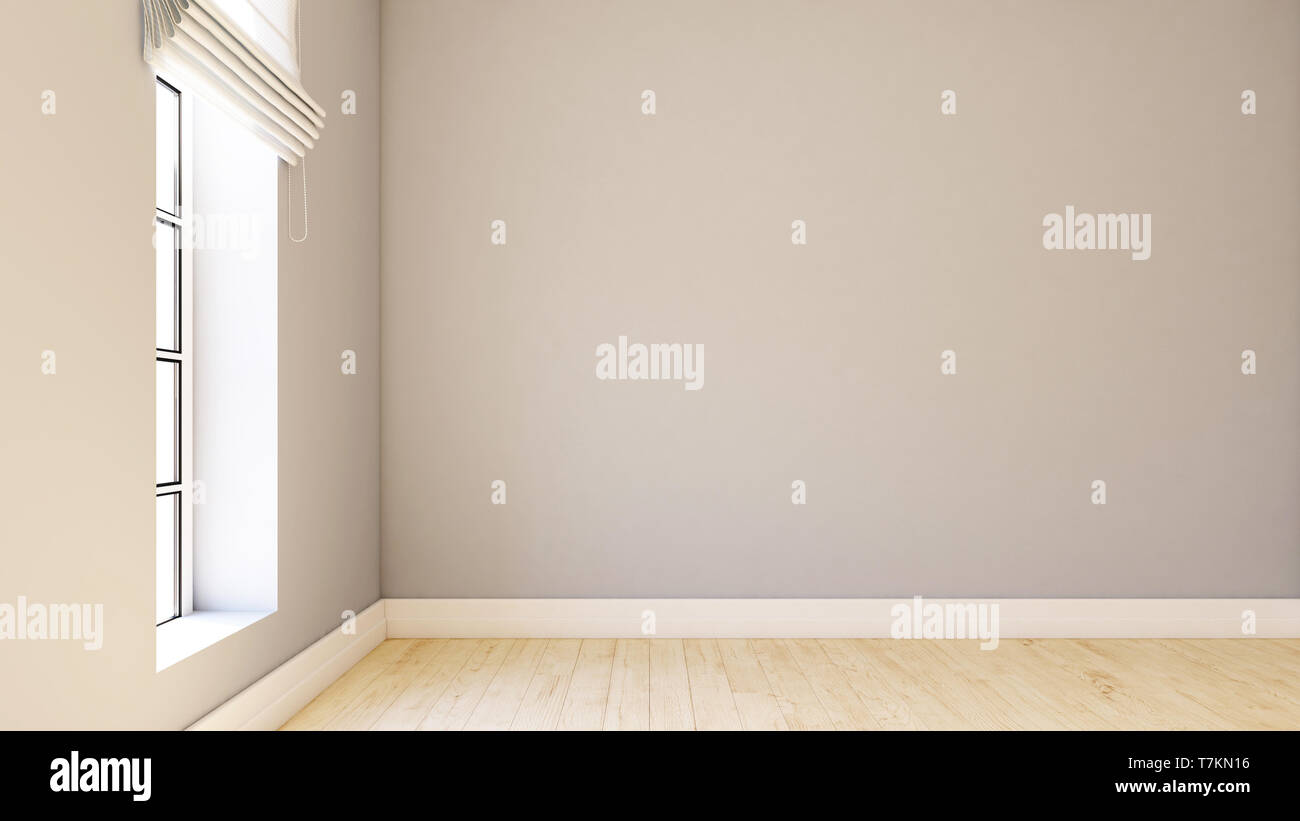 3D render of an empty room Stock Photo - Alamy